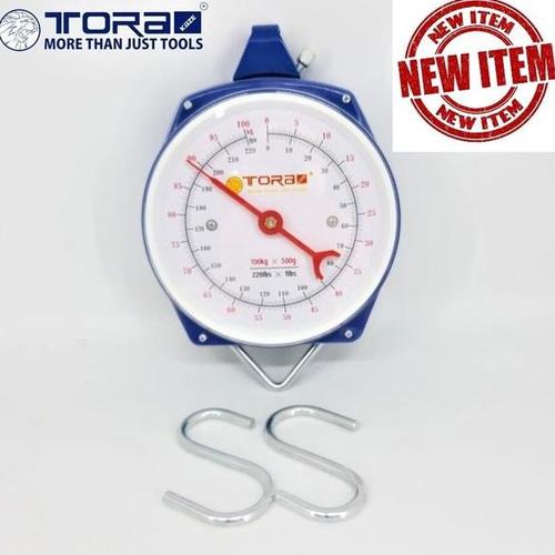 Jual TORA Timbangan Gantung 100kg Analog Hanging Scale 100 kg - Kota ...