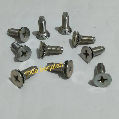 Jual baut pengait cantelan pintu kunci baut striker door lock taft Gt ...