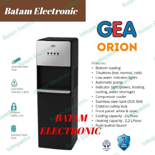 Jual GEA Dispenser Galon Bawah ORION Kompresor [ BATAM ] - Putih - Kota ...