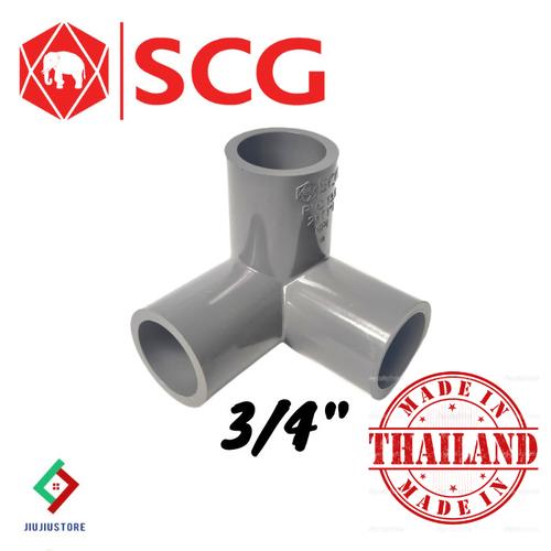Jual TEE ELBOW 90° 3/4 INCH 3 WAY SIDE TEE 3/4" SCG T 3 CABANG 3/4" SCG ...