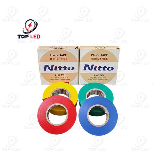 Jual ISOLASI NITTO LISTRIK ORIGINAL TAPE WARNA PVC KABEL NITO 3/4" 20m ...