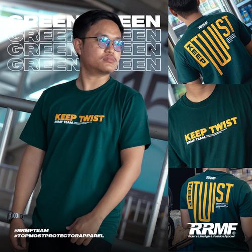 Jual RRMF Official T-Shirt Keep Twist Green New Collection Kaos Pria ...