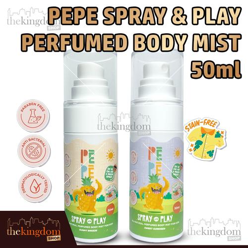 Jual Pepe Spray Play Perfumed Body Mist 50ml Kids Parfum Pewangi Anak ...