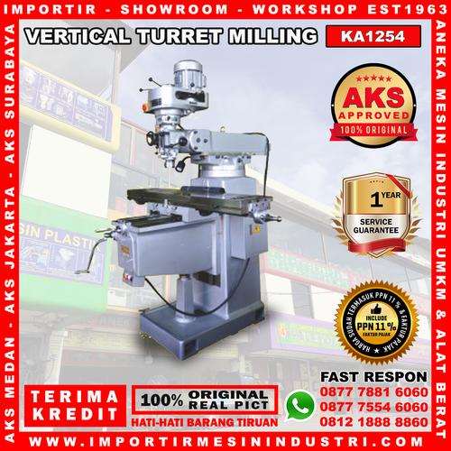 Jual Mesin Milling Vertical Turret Milling Machine 3Hp Type KA1254 ...