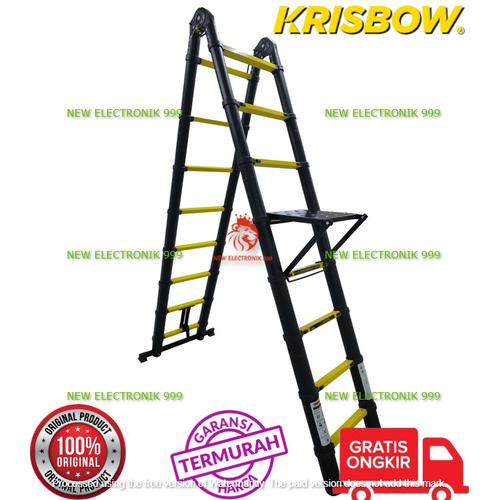 Jual KRISBOW LADDER TELESCOPIC DOUBLE 5.0M PRLTD5014 10464221 - Jakarta ...