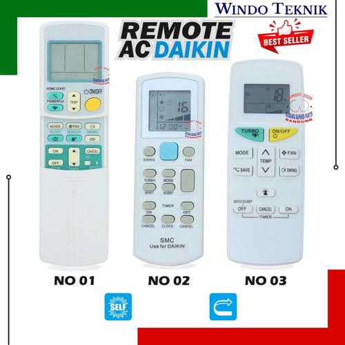 Jual REMOTE AC DAIKIN / REMOT CONTROL / KONTROL AC UNIVERSAL MULTI ...
