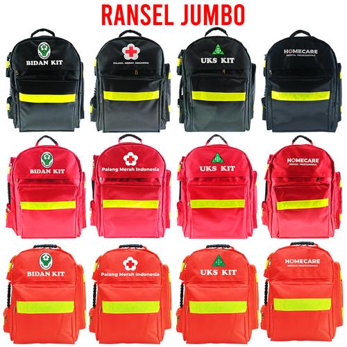 Jual Ransel Jumbo Tas Perlengkapan Medis P3K Bidan Kit UKS Kit HomeCare ...