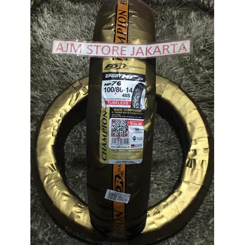 Jual FDR Racing Compound/Soft Compound MP76 100/80-14 Tubeless ...