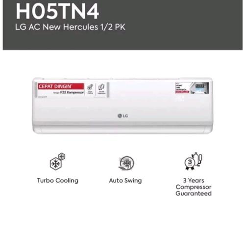 Jual LG AC Hercules [1/2 PK] H05TN4 With Turbo Cooling - Unit ...