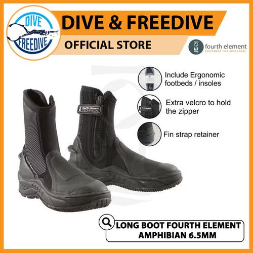 Jual Long Boot Fourth Element Amphibian 6,5mm Booties Sepatu Karang ...