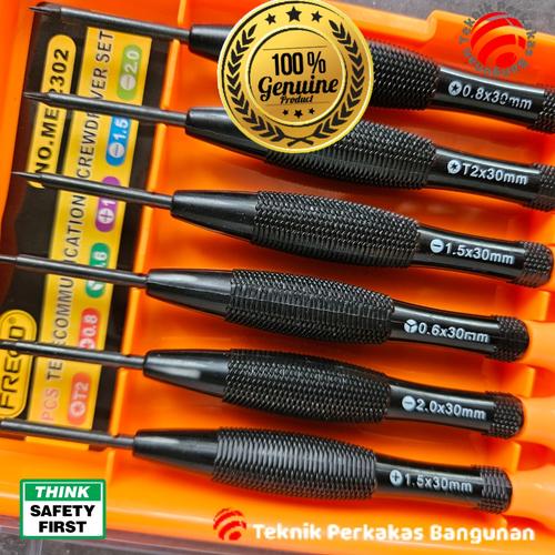 Jual Obeng jam mini/ repair reparasi servis tool/kaca mata/HP mini 6pcs ...