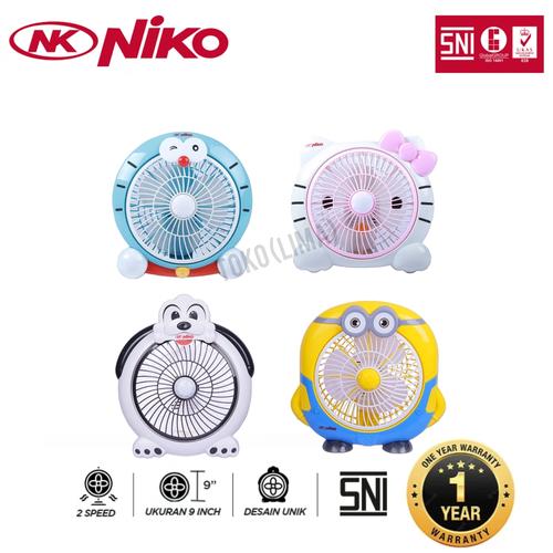 Jual Kipas Angin Karakter Niko Doraemon Hello Kitty Minion Goofy Rabbit ...