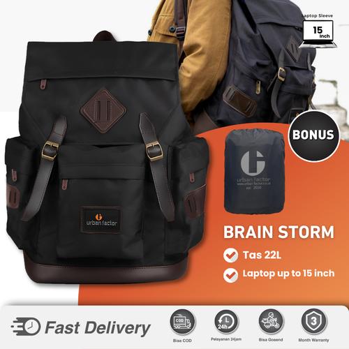Jual TAS RANSEL PRIA URBAN FACTOR BRAIN STORM KASUAL BACKPACK LAPTOP ...