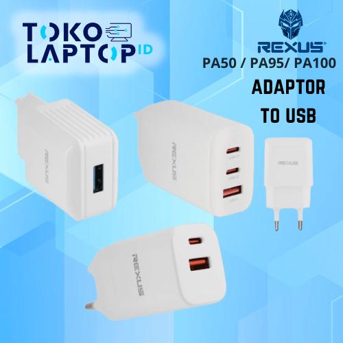 Jual Rexus PA50 / PA95 / PA100 Power Adaptor Charger USB - PA95 ...