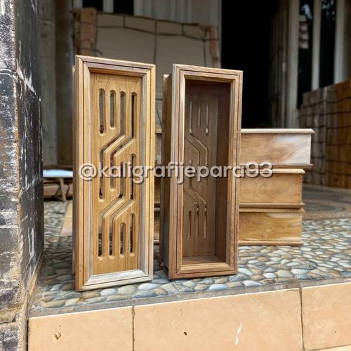 Jual Roster Kayu Jati Ukuran 40 x 15 cm, Ukiran Minimalis, Jendela ...