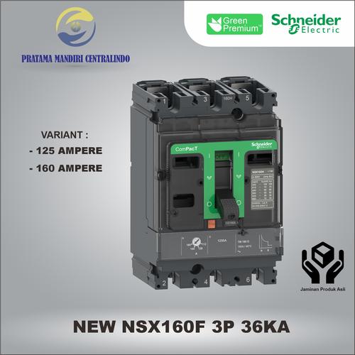 Jual MCCB NSX160F 3 PHASE 36KA 3P 125A/160A NEW GENERATION SCHNEIDER - 125A - Jakarta Barat ...