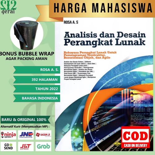 Jual BUKU ANALISIS DAN DESAIN PERANGKAT LUNAK ROSA A S - Jakarta Pusat ...