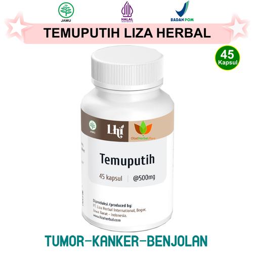 Jual TEMUPUTIH LIZA HERBAL 45 KAPSUL, JAMU OBAT KUNYIT / TEMU PUTIH ...