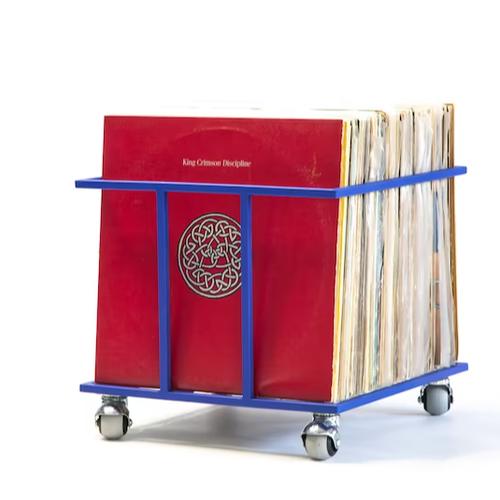 Jual Rack Holder Penyimpanan Piringan Hitam Vinyl Storage Rack - Putih ...