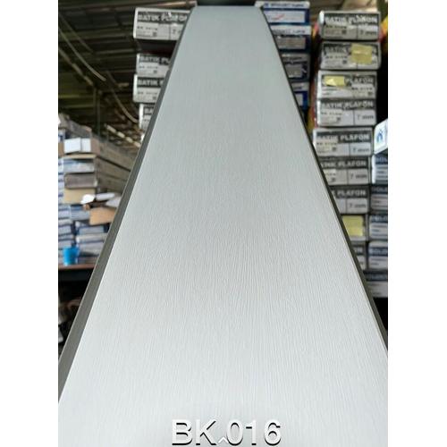 Jual Batik Plafon Pvc Laminate Putih Doff Bk 016N - Bk 016 - BK 016, 4m ...