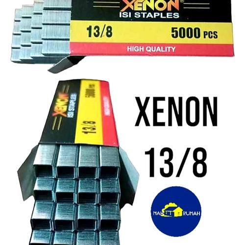 Jual (1ktk) Isi Staples Gun Stapler Steples Tembak 8mm R23 - XENON 13/8 - Kota Surabaya ...