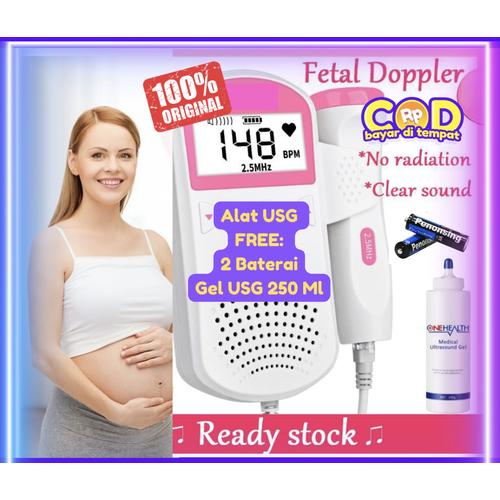 Promo Alat Cek USG Deteksi Jantung Janin Bayi Fetal Doppler JSL-T501 ...