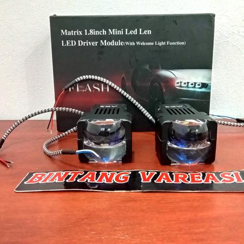 Jual MATRIX AES X1M LASER LAMPU LED HEADLAMP AES MINI 1.8 INCH WITH ...