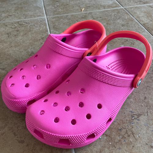 Jual Crocs Classic Pink Magenta Original M8 W10 41/42 Defect Reject ...