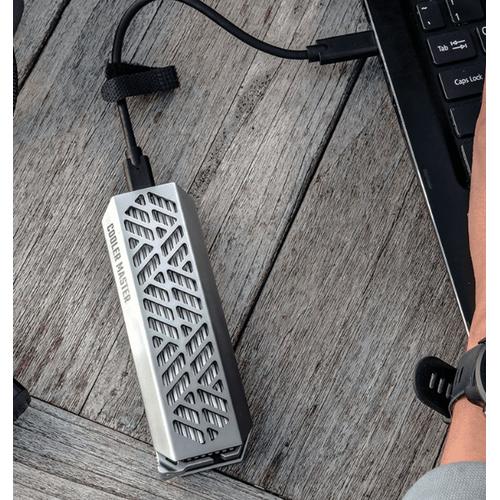 Promo Cooler master Oracle air SSD M.2 NVME PCIe Enclosure - External ...