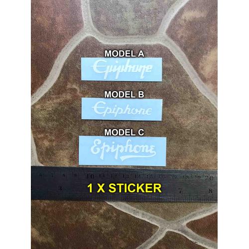Jual Sticker Tempel Gitar Epiphone Headstock Elektrik Decal Lespaul ...