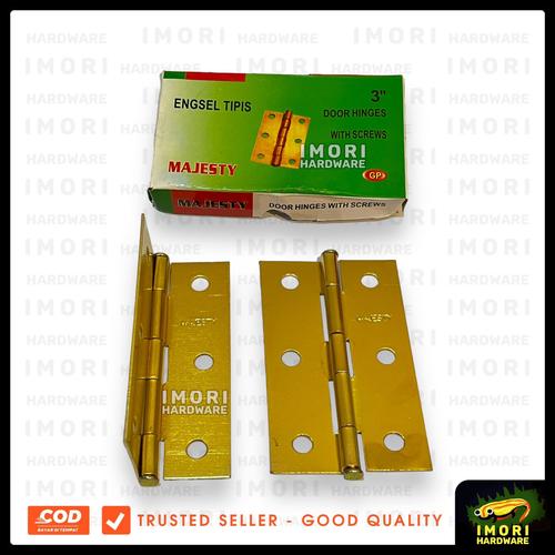 Jual MAJESTY Engsel Goldplate 2 2,5 3" inch Pintu Jendela Door Hinge ...