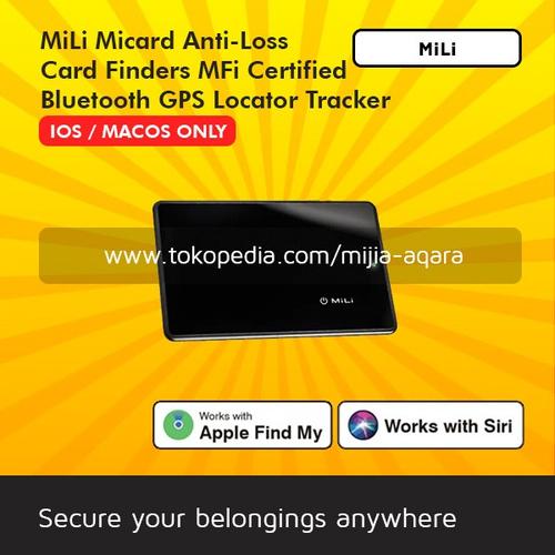 Jual Mili Micard Rechargeable NFC Pelacak Dompet GPS Tracker Apple Find My - Kota Semarang ...