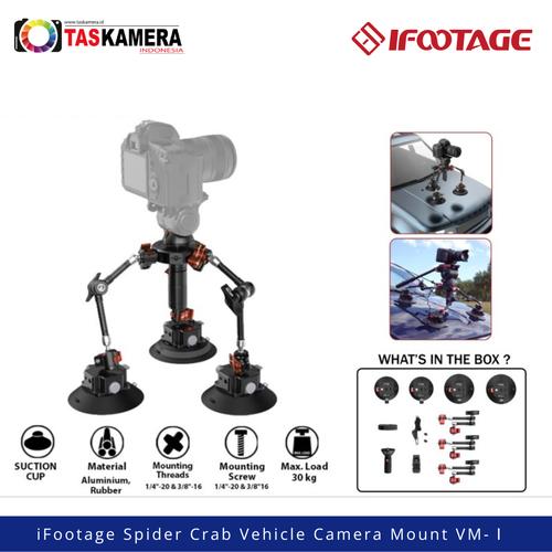 Promo iFootage Spider Crab Vehicle CAMERA MOUNT VM1 Package Cicil 0% 3x ...