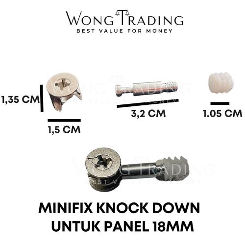 Jual Skrup Minifix Socket Casing Set Panel 18mm - Jakarta Selatan ...