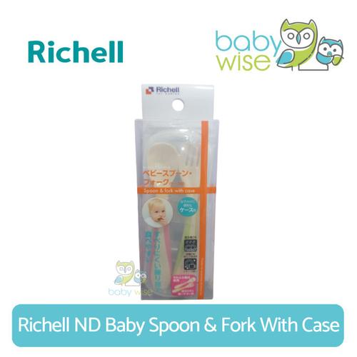 Jual Richell ND Baby Spoon & Fork With Case - Sendok dan Garpu Makan Bayi - Kota Surabaya - Baby ...