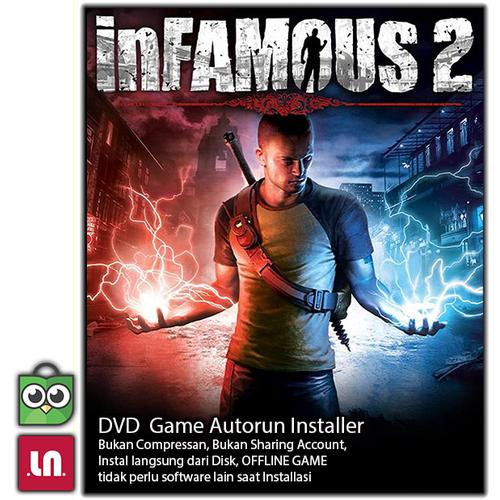 Jual inFamous ( 1, 2 ) - PC DVD Game Adv Fight - inFamous 1, softcover ...