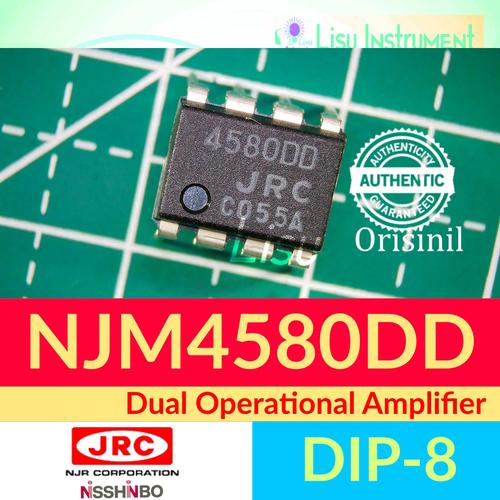 Jual NJM4580DD Dual Operational Amplifier 4580DD JRC DIP-8 JRC ORIGINAL - Kota Depok - Lisu ...