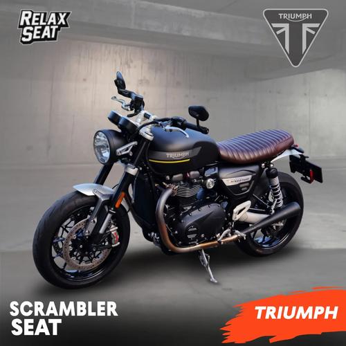 Jual jok triumph speed twin 2019-2023 scrambler tuck n roll seat ...