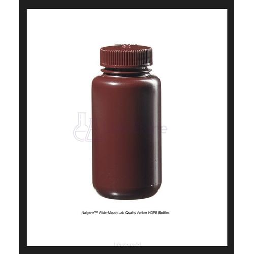 Jual Sample Bottle HDPE 250 ml Amber Wide Mouth Botol Sampel|Nalgene ...