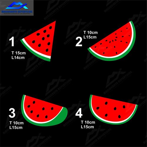 Jual sticker semangka cutting sticker mobil berkualitas stiker ...
