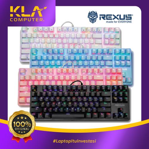 Promo Rexus Legionare MX9 TKL RGB Mechanical Keyboard Gaming - Biru Muda, brown - Kab. Sleman ...
