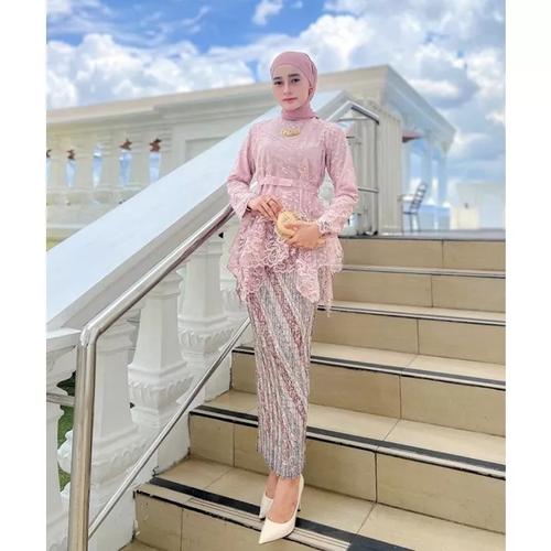 Jual Setelan Kebaya modern Kebaya Cumi Payet Tille Kebaya Wisuda Modern ...