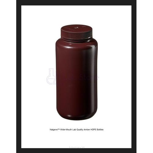 Jual Sample Bottle HDPE 1000 ml Amber Wide Mouth Botol Sampe l |Nalgene ...