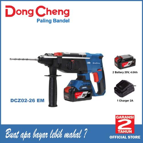 Jual Dongcheng DCZC02-26 EM Cordless Brushless Rotary Hammer 26mm - Jakarta Barat - DongCheng ...