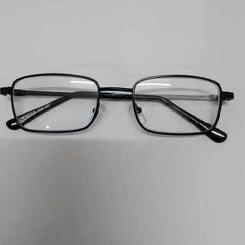 Jual KACAMATA BACA/PLUS model petak sedang frame besi warna HITAM ...