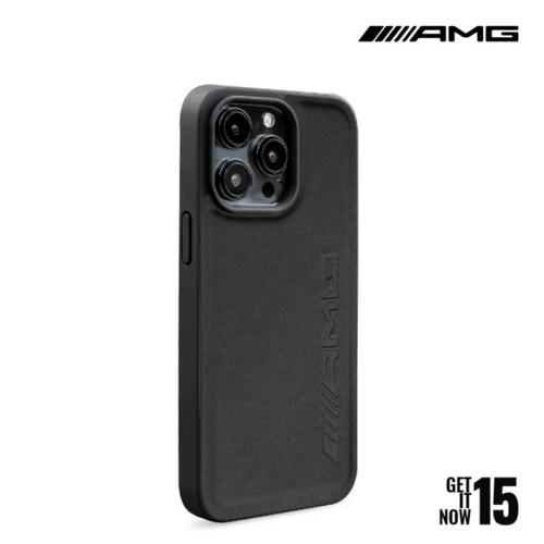 Jual Case iPhone 15 Pro Max 15 Pro AMG Leather Hotstamp Logo Cover ...