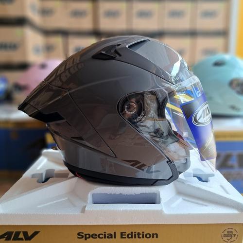 Jual HELM HALF FACE ALV ULTRON PRO SOLID SNI ORIGINAL SINGLE VISOR ...