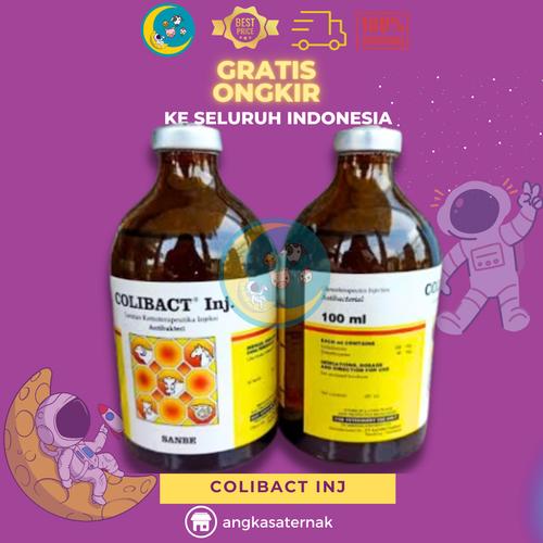 Jual COLIBACT Inj 100 ml Injeksi Obat Sapi Kambing Domba Kuda Babi Ayam ...