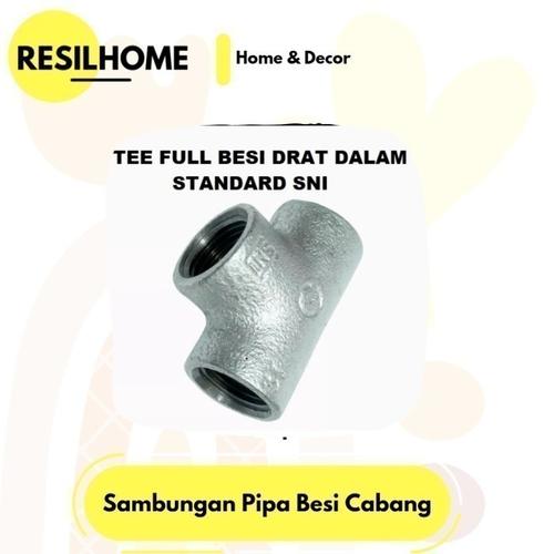 Jual TDD Full Besi 3/4 Inch Tee Drat Dalam Fitting Pipa Saluran Air 3 ...