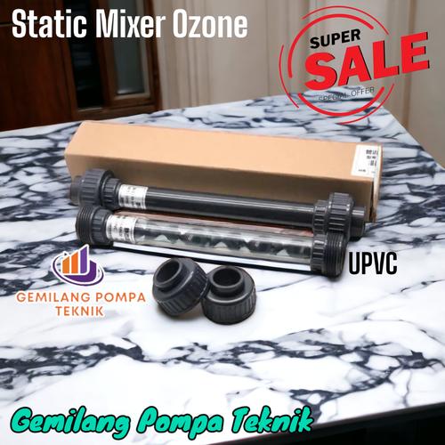 Jual Static mixer 3/4 inch Static mixer 3/4" Mixer Ozone 3/4 inch UPVC ...